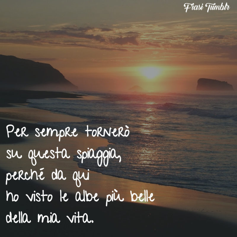 Le 20 più belle Frasi sull'Alba al Mare