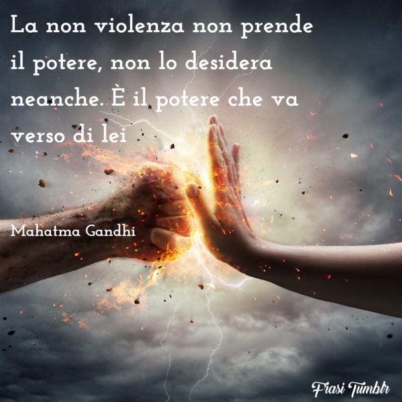 Frasi di Gandhi sulla Non Violenza e la Pace: le 50 più belle